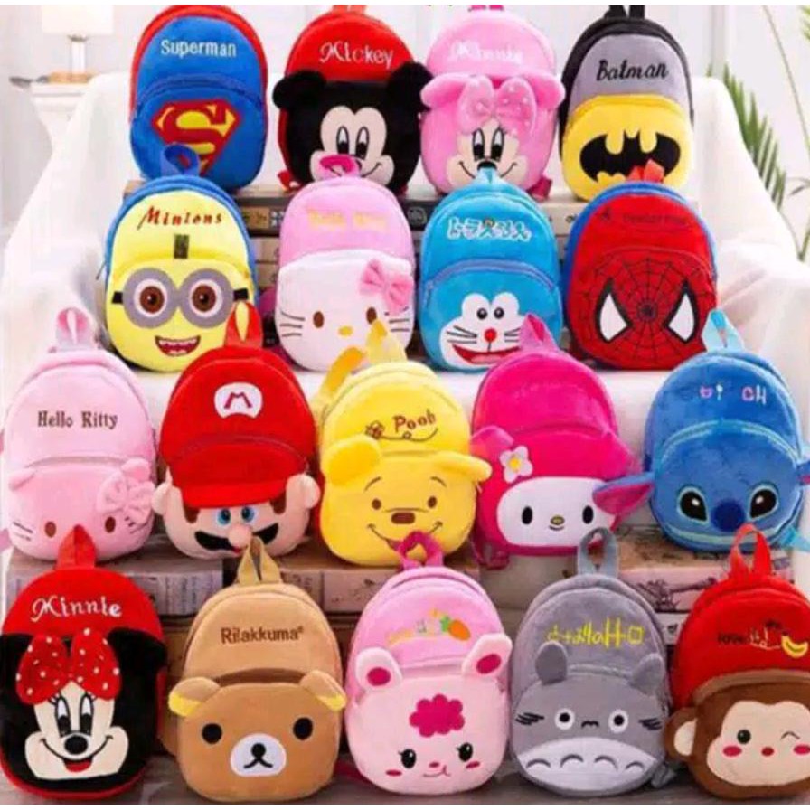 Jual Tas Ransel Anak Kecil Sekolah / Tas Karakter Anak Motif Lucu ...