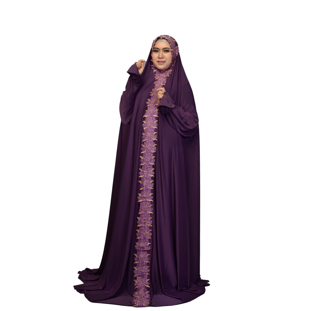 Jual MUKENAH RUKUH TELEKUNG PRAYER SET RUKOH MUKENA TERUSAN LAJURAN ...