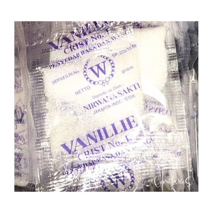 Jual Vanili Bubuk Vanilla Vanillie Wangi W 1 Lembar Isi 2 Sachet ...