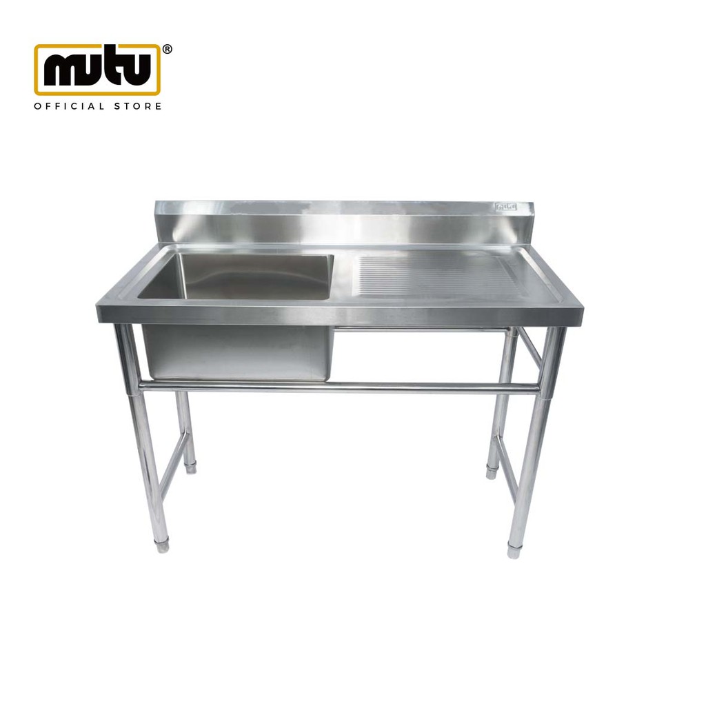 Jual MUTU Kitchen Sink Stainless Bowl Left Bak Cuci Piring Dapur ...