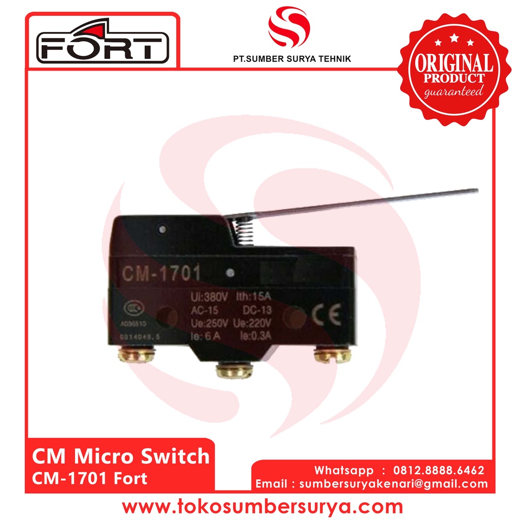 Jual CM Micro Switch CM-1701 / CM1701 Fort | Shopee Indonesia