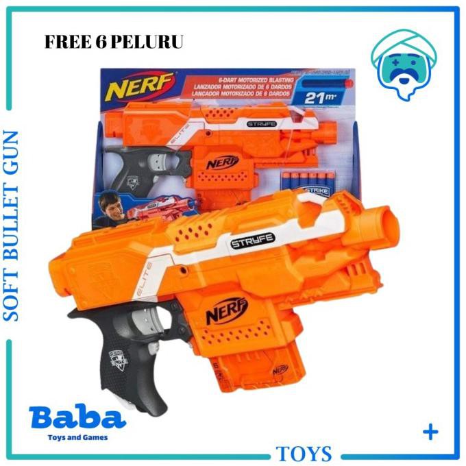 Jual NERF GUN N-STRIKE ELITE STRYFE BLASTER ORIGINAL HASBRO NEW | Shopee Indonesia
