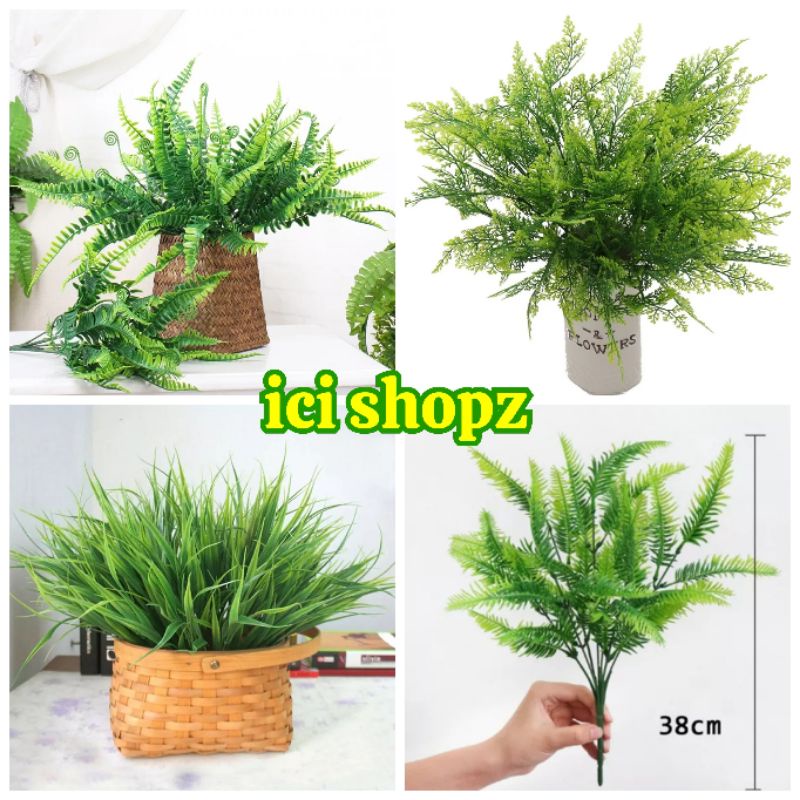 Jual Daun cemara Artificial / Daun dolar / Daunrumput | Shopee Indonesia