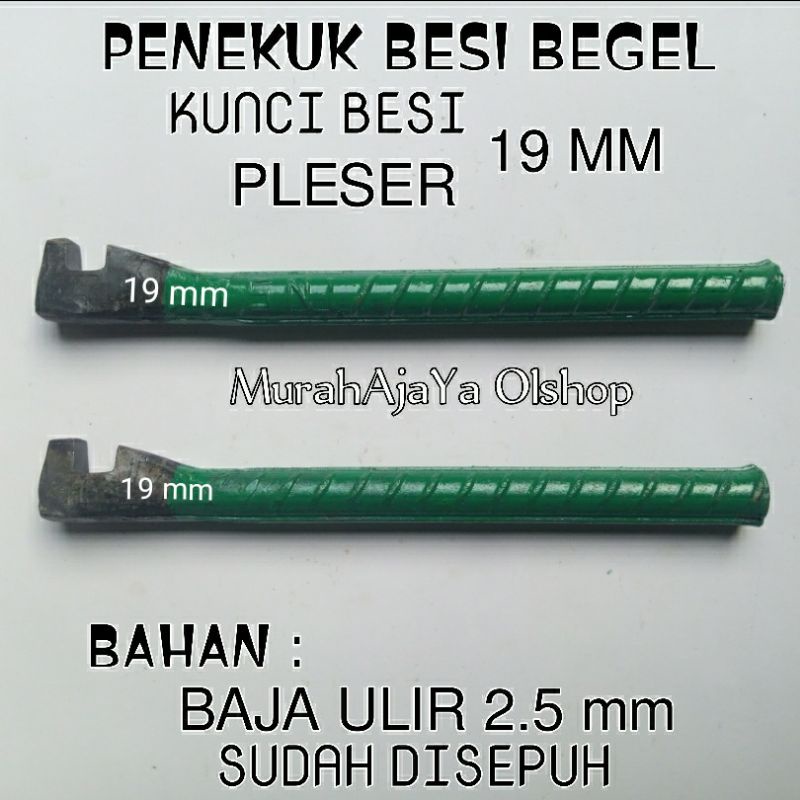 Jual PROMO PENEKUK BESI BEGEL / KUNCI BESI / PLESER 16mm KWALITAS ...