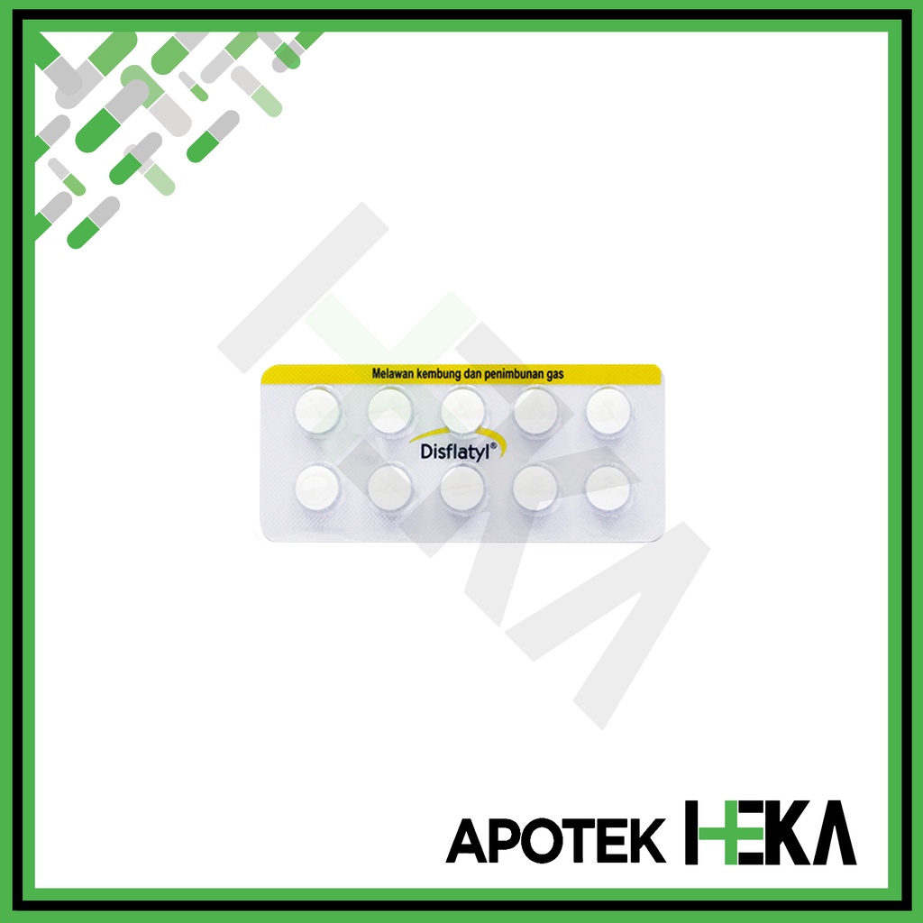 Jual Disflatyl 40 mg Strip Isi 10 Tablet - Obat Pereda Kembung Gas ...