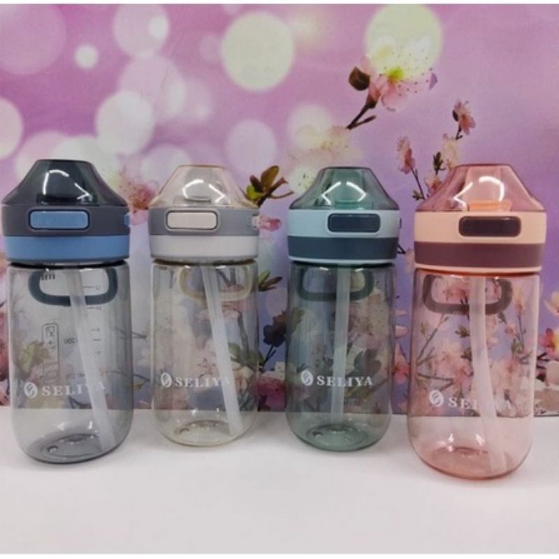 Jual BOTOL AIR PORTABEL SELIYA SPORT 500ML GAGANG+SEDOTAN+TUTUP KUNCI ...