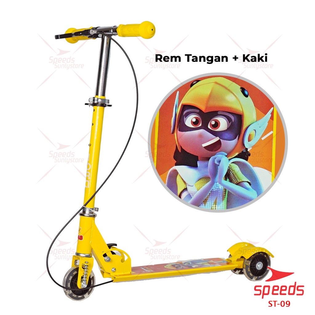 Jual Permainan Skuter Anak Skuter Lipat RMB Foldable Scooter Roda ...