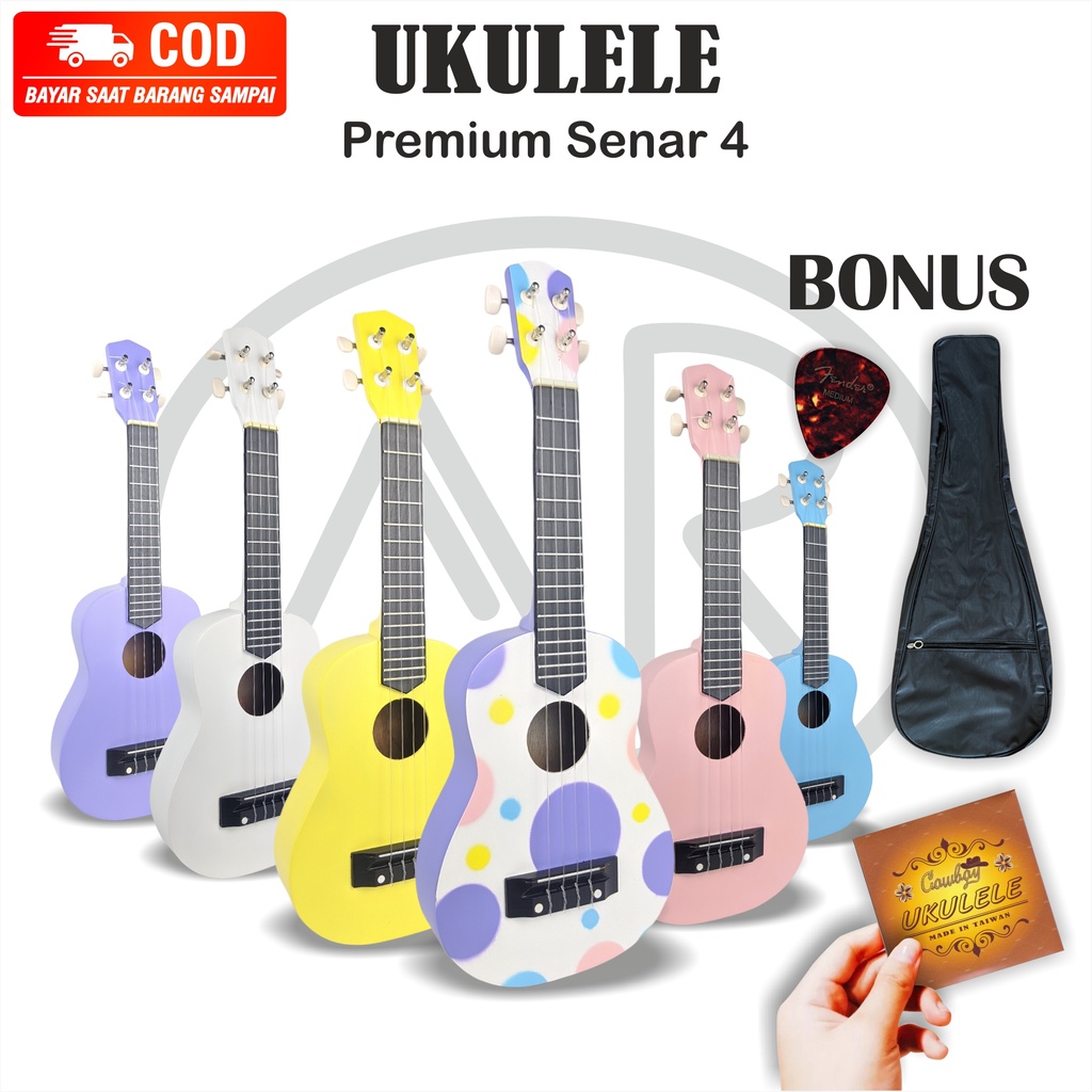 Jual Ukulele Senar 4 premium Bonus Lengkap | Shopee Indonesia