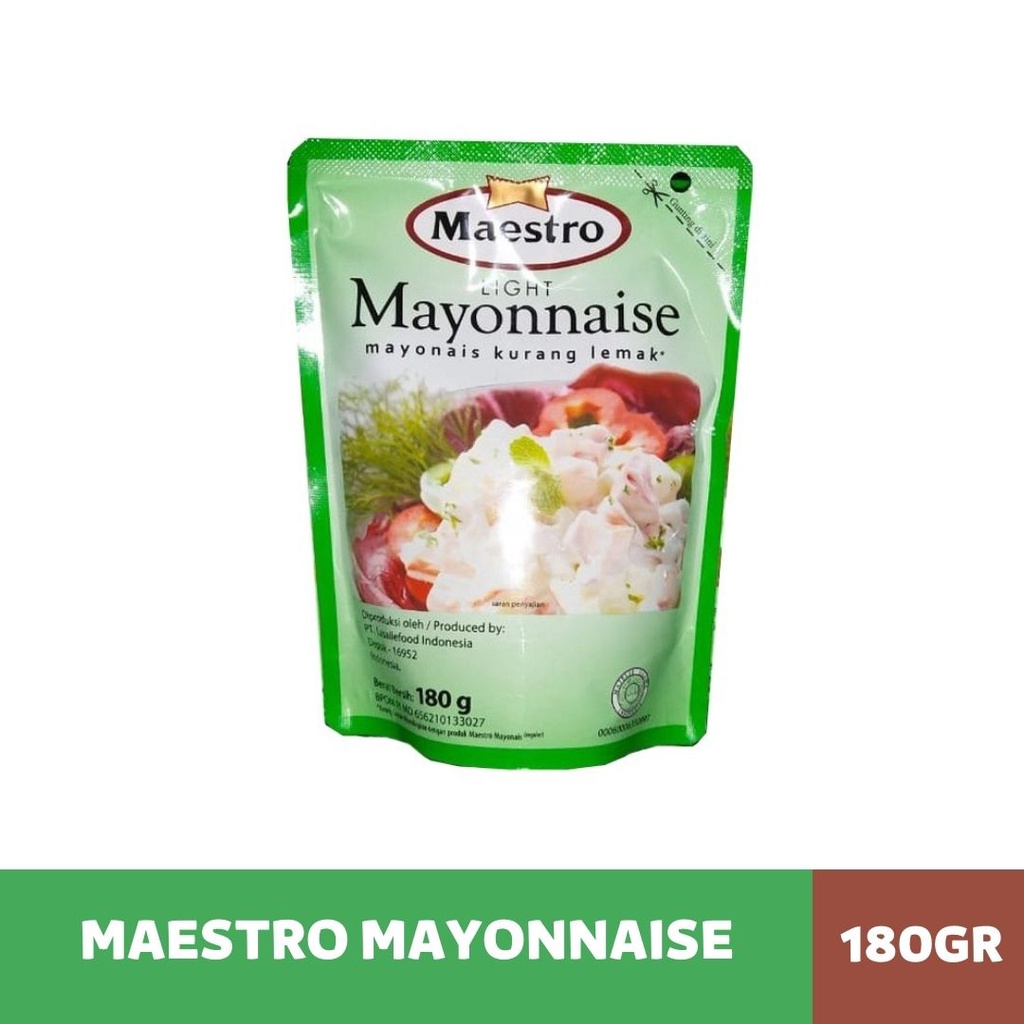 Jual Maestro Mayonnaise 1Kg | Mayonais Rendah Lemak Salad buah ...