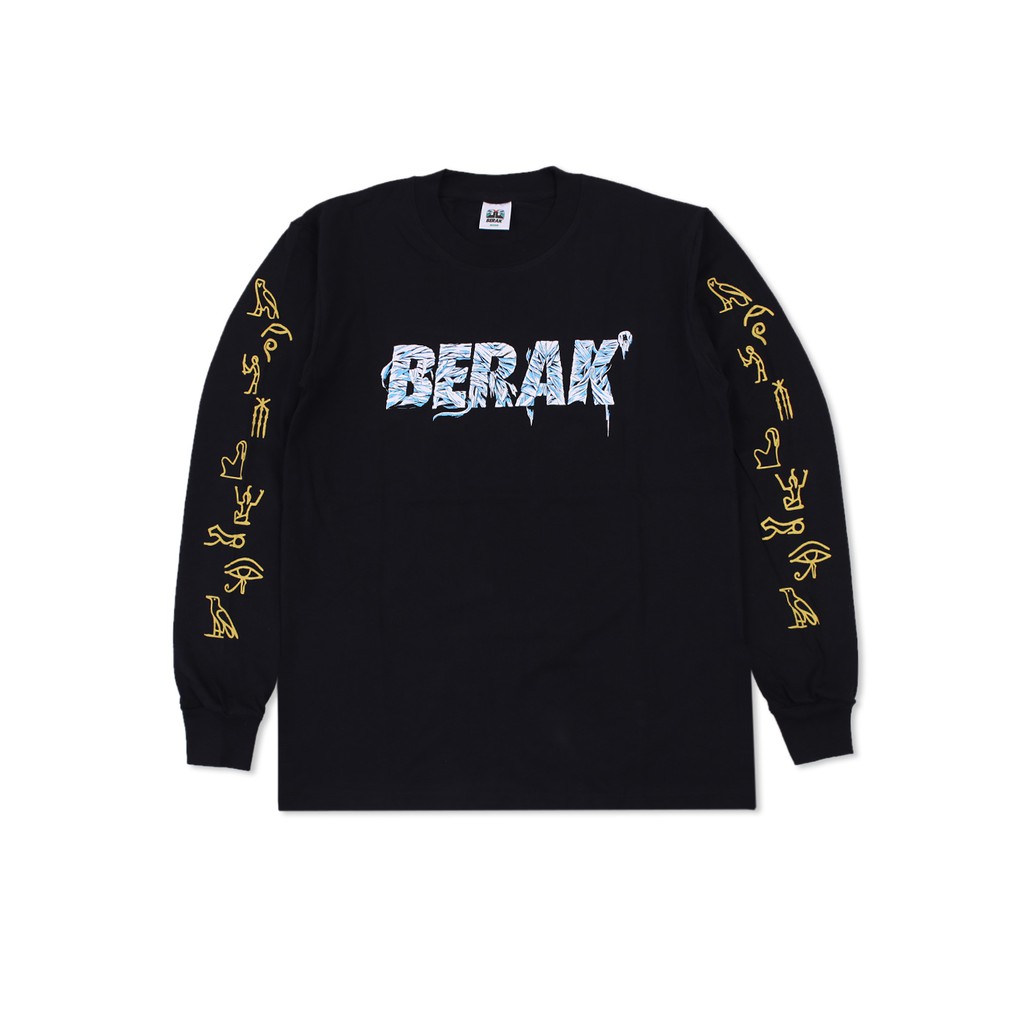Jual Berak 9420 Tshirt Longsleeves MEIAW BLACK | Shopee Indonesia