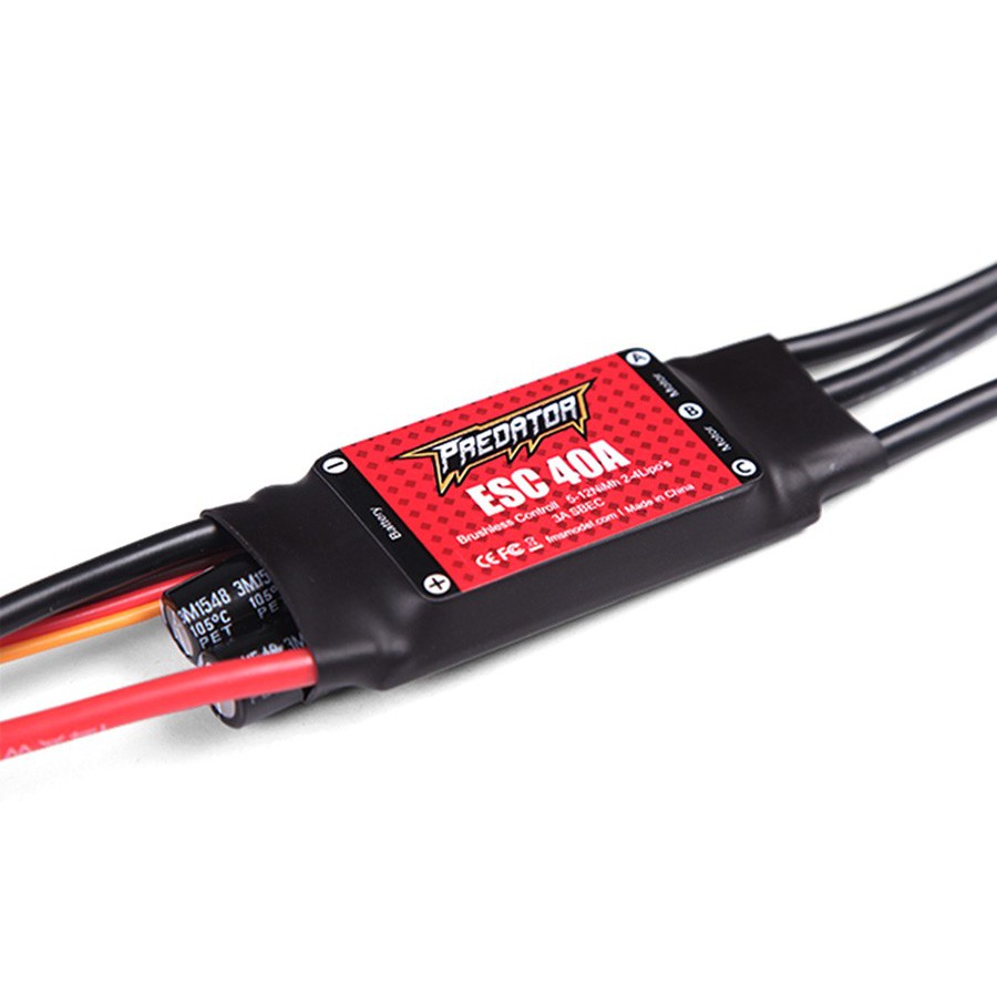 Jual FMS Predator 40A 2-4s Brushless ESC | Shopee Indonesia