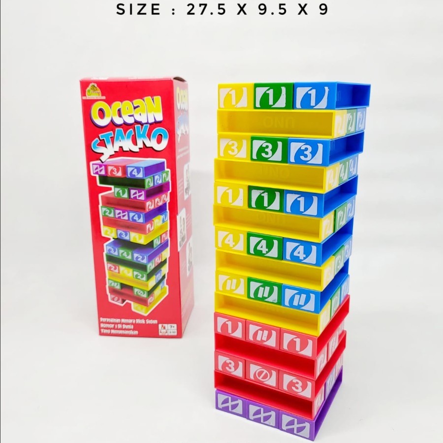 Jual MAINAN EDUKASI STACKO OCEAN STACKO MAINAN ANAK MENARA BALOK SUSUN ...