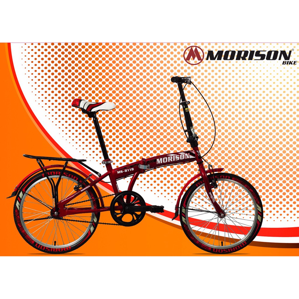 Jual Sepeda Lipat Morison MS-8118 20inch | Shopee Indonesia