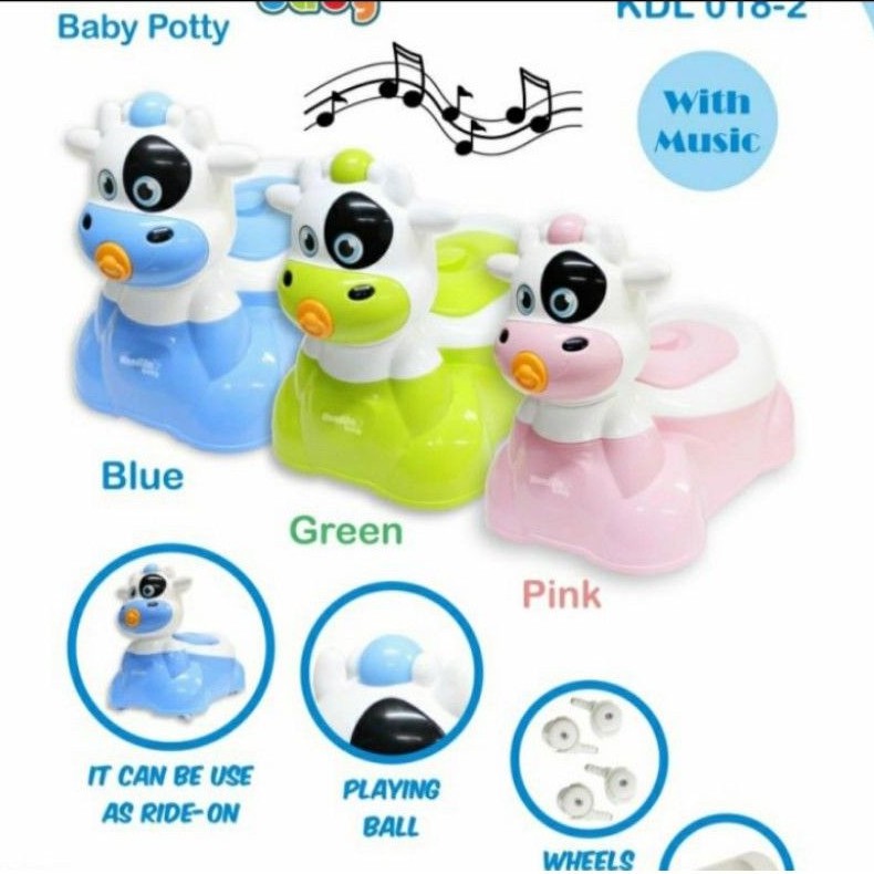 Jual KANDILA Baby Potty Wheel Toilet Training Potty Mainan Bsyi ...