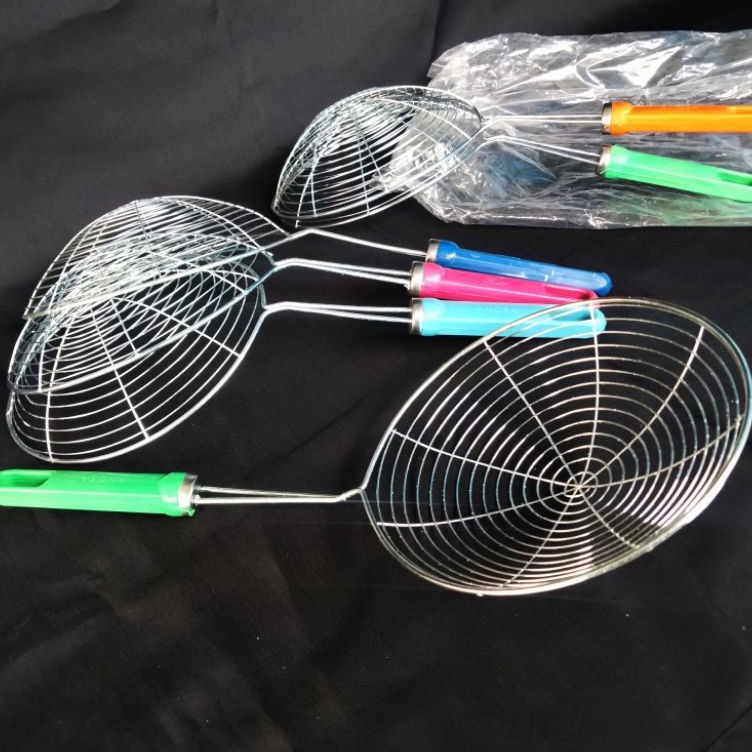 Jual Serok Saringan Tirisan Gorengan Stainless Jumbo / Serok parabola ...