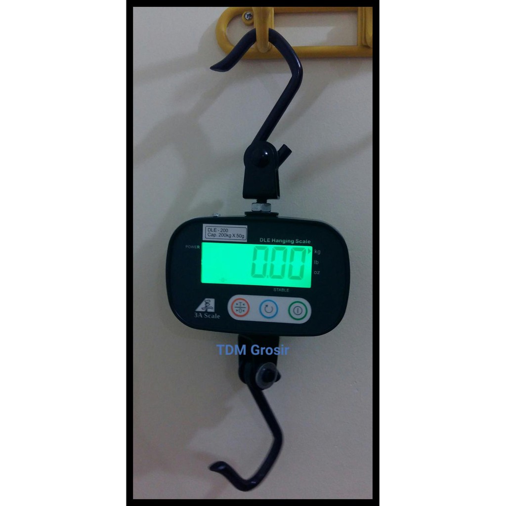 Jual Timbangan Gantung Digital Kapasitas 200 Kg Dle-200 Terbaik Kode 559 | Shopee Indonesia