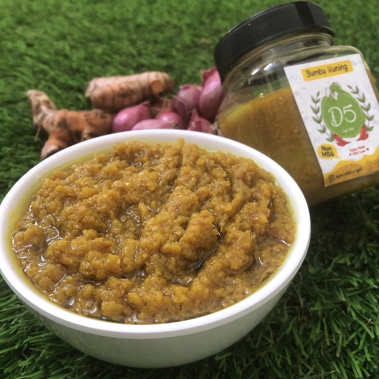 Jual Bumbu dasar halus kuning Non Msg/Non sugar/Garam praktis masak ...