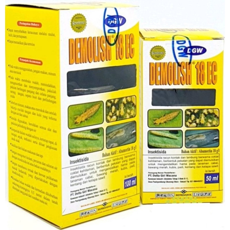 Jual DEMOLISH 18 Ec 100 Ml Insektisida Demolish 18 Ec 100 Ml | Shopee ...