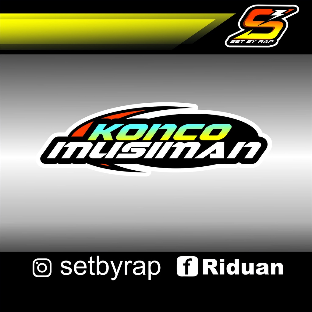 Jual stiker konco musiman motor | Shopee Indonesia