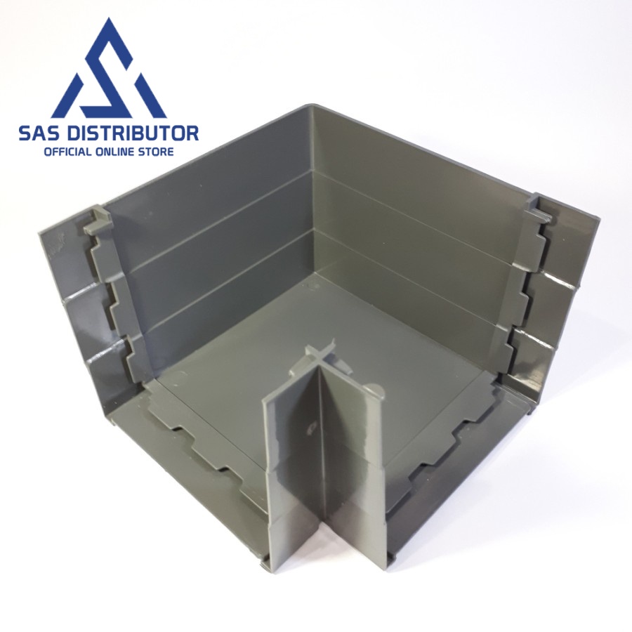 Jual Belokan Talang Air Kotak PVC Sunrise / Belokan Talang Kotak 4 ...