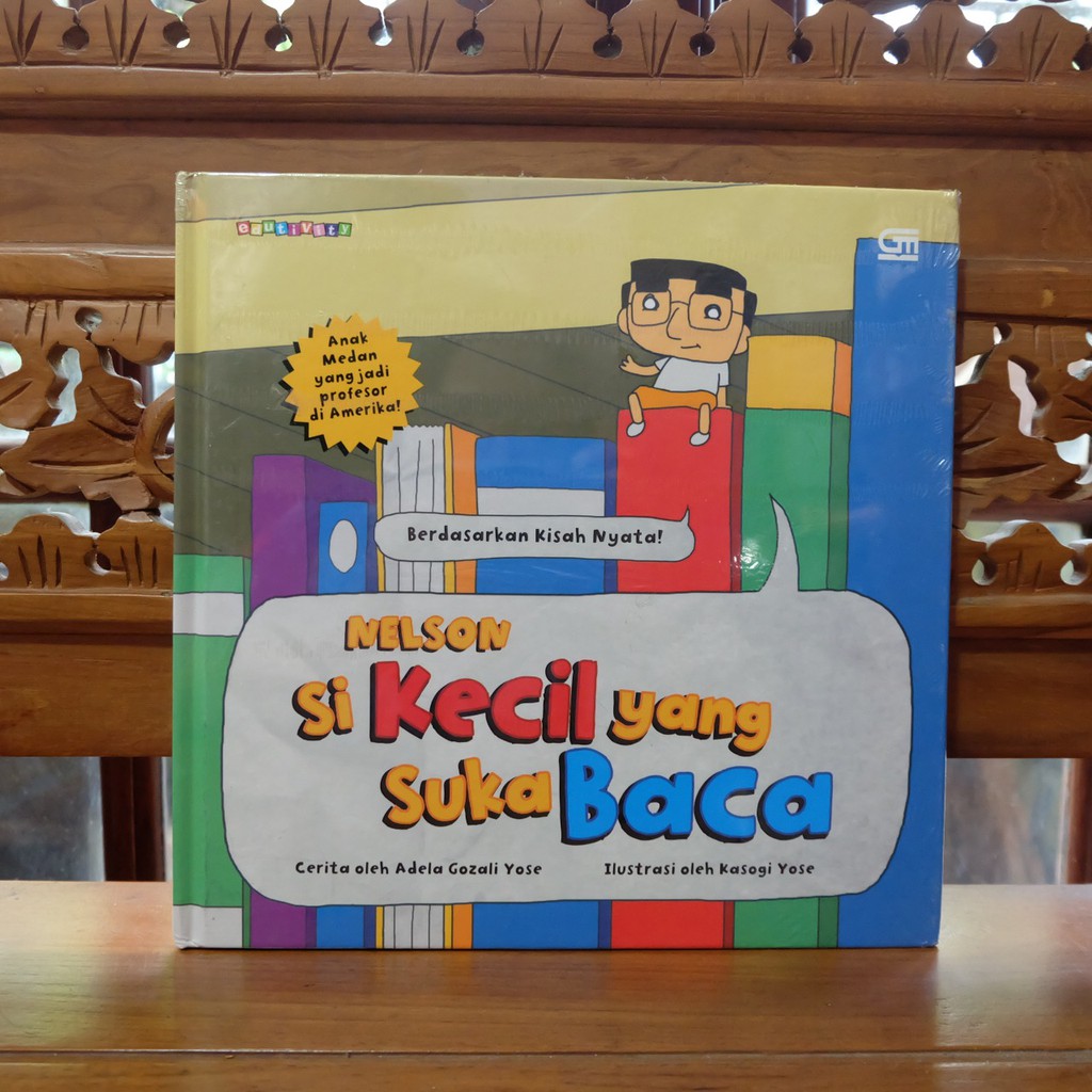 Jual Buku Cerita Anak Nelson Si Kecil yang Suka Baca Hardcover ...