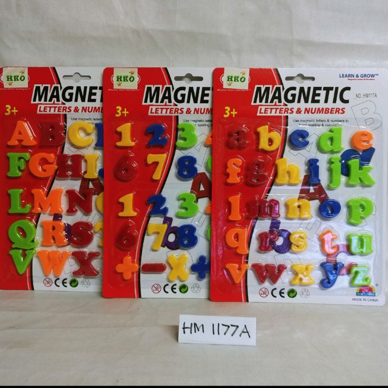 Jual Magnetic Huruf dan Angka- Abc magnet | Shopee Indonesia