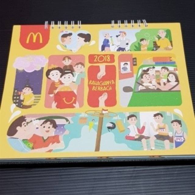 Jual Kalender mcdonald 2018 | Shopee Indonesia