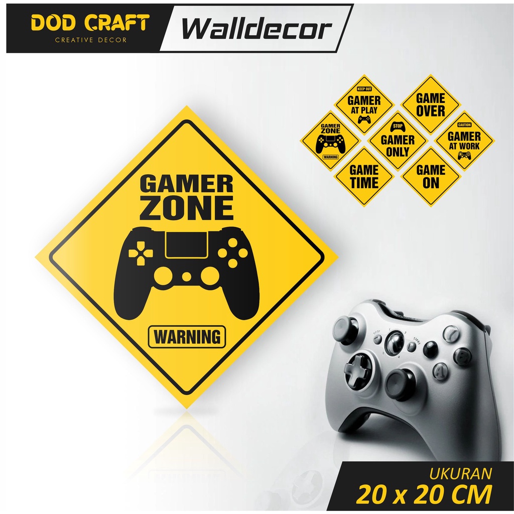 Jual Gaming Walldecor Poster Hiasan Dinding Dekorasi Kamar Pajangan ...