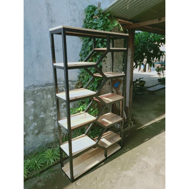 Jual Rak sekat /rak industrial /rak serbaguna / lemari hias / rak ...