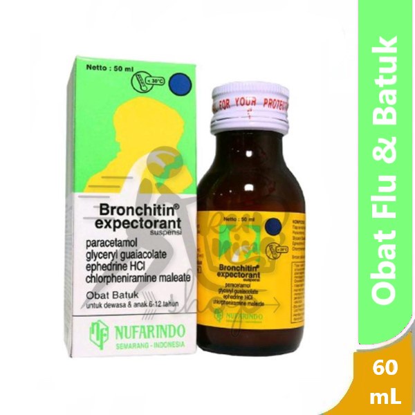 Jual Bronchitin Sirup 60 mL - obat flu dan batuk berdahak anak | Shopee ...