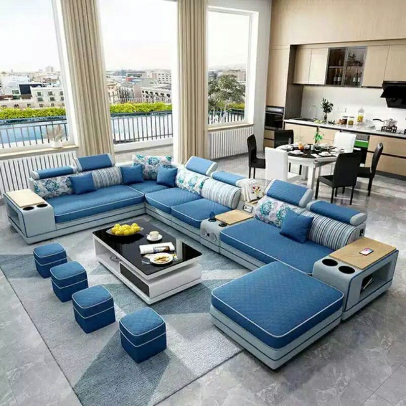 Jual SOFA LETER (U) PREMIUM- SOFA RUANG TAMU MINIMALIS MODERN - SOFA ...