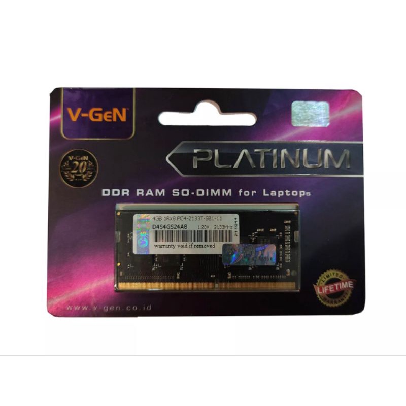 Jual RAM DDR4 Sodimm V-GeN Platinum 4GB | Shopee Indonesia Jual RAM DDR4 Sodimm V-GeN Platinum 4GB | Shopee Indonesia