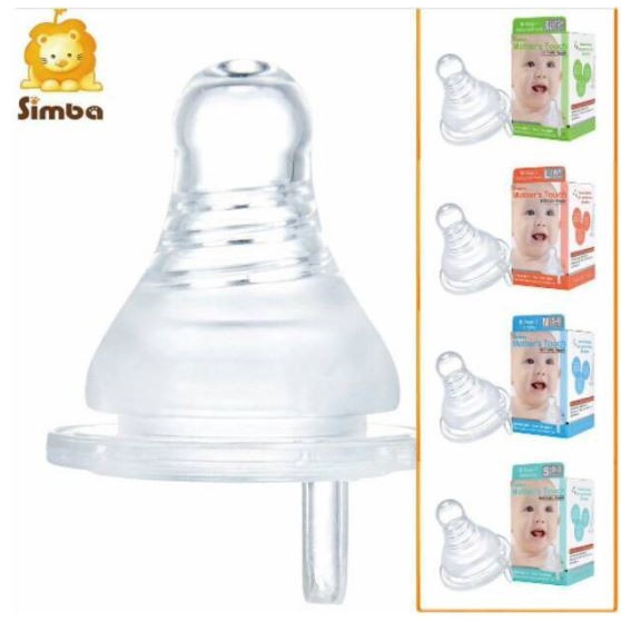 Jual SIMBA Mother Touch Standard Neck Nipple Anti Colic Dot Simba ...