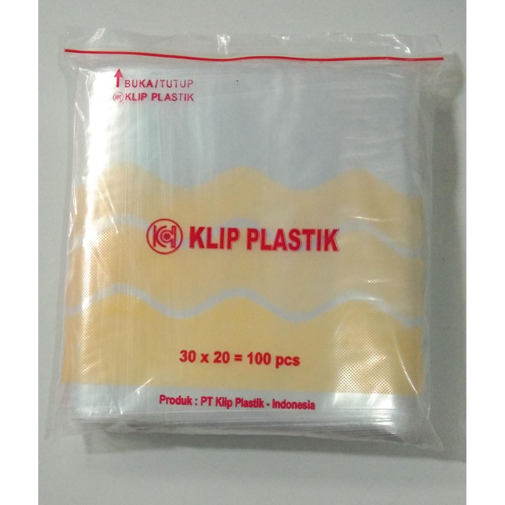 Jual Plastik klip dan lips UK 20X30/30x20 top quality bening | Shopee ...