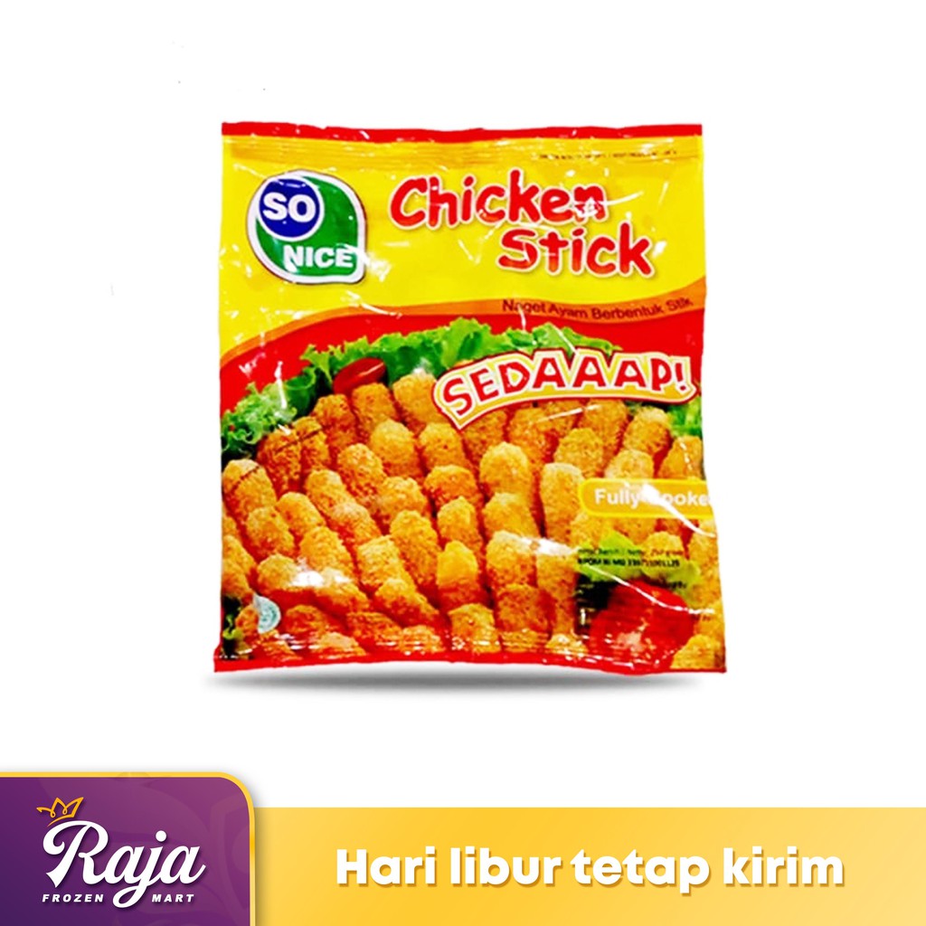 Jual So Nice Nugget Stick 250gr / Makanan Beku / Frozen Food / Nugget ...