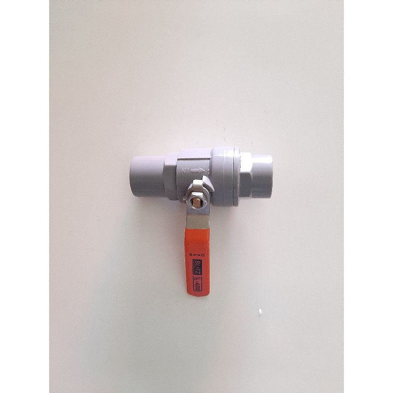 Jual Ball valve 1/2 inch Blitz Stop kran PVC gagang besi | Shopee Indonesia