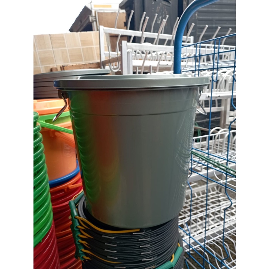 Jual Phylia Tong 50 Liter Silver Bertutup (2071) | Shopee Indonesia