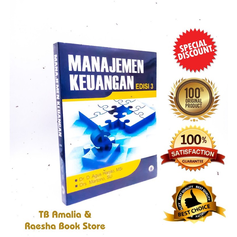 Jual Buku Manajemen Keuangan Edisi 3 - Dr D Agus Harjito dan Drs Martono SU | Shopee Indonesia