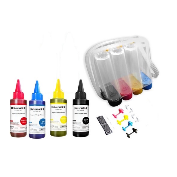 Jual Paket Tabung Infus Modif Tinta 100ml Refill Modifikasi Printer ...