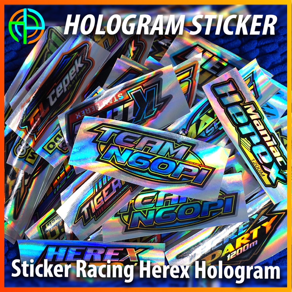 Jual Sticker Variasi Racing Herex Hologram Stiker Motor Murah Variasi ...