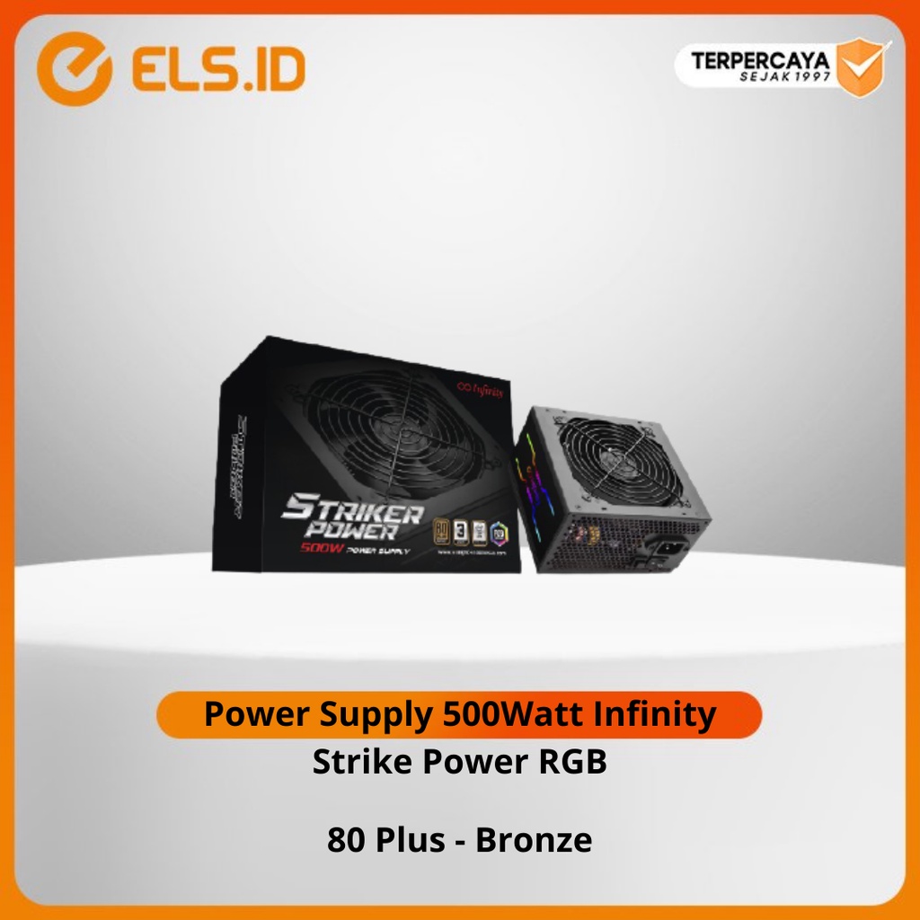 Jual Power Supply 500Watt Infinity Strike Power RGB | Shopee Indonesia