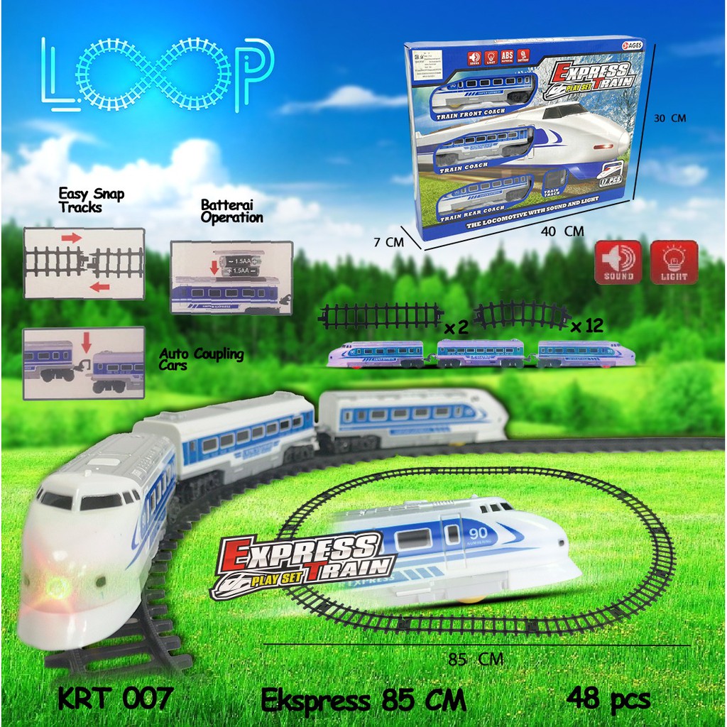 Jual Maianan Kereta Api Express Kereta Api Indonesia LRT MRT LOOP ...