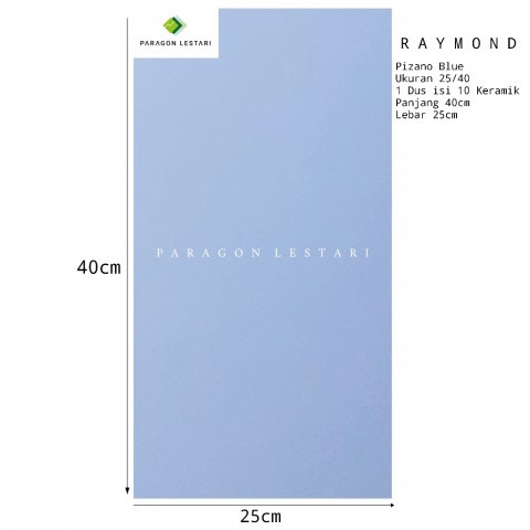 Jual KERAMIK RAYMOND 25/40 PIZANO BLUE KW1 | Shopee Indonesia