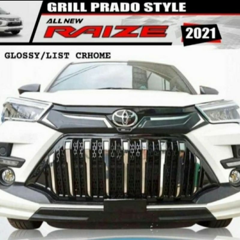 Jual grill toyota raize 2021 apollo | Shopee Indonesia