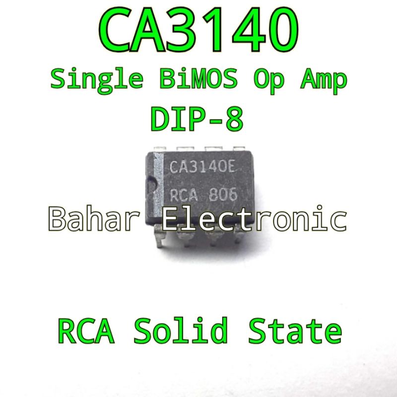 Jual IC CA3140 DIP-8 RCA Solid State | Shopee Indonesia