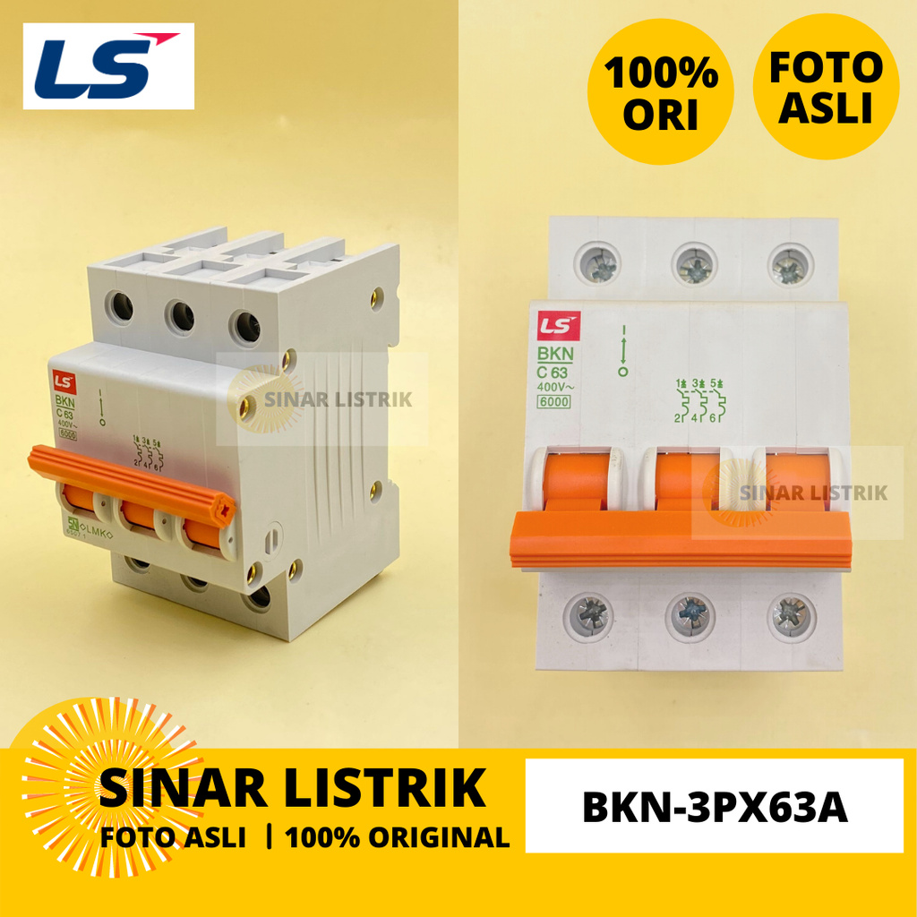 Jual LS MCB BKN 3P 63A 3PHASE 63A | Shopee Indonesia