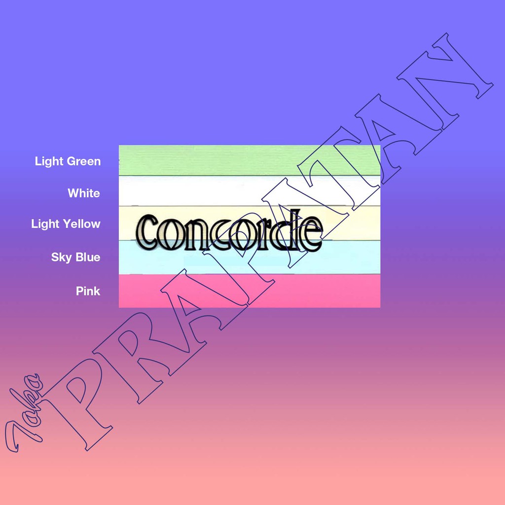 Jual Kertas Concorde Brief Card 160gr A4 | Isi 10 Lembar | Shopee Indonesia