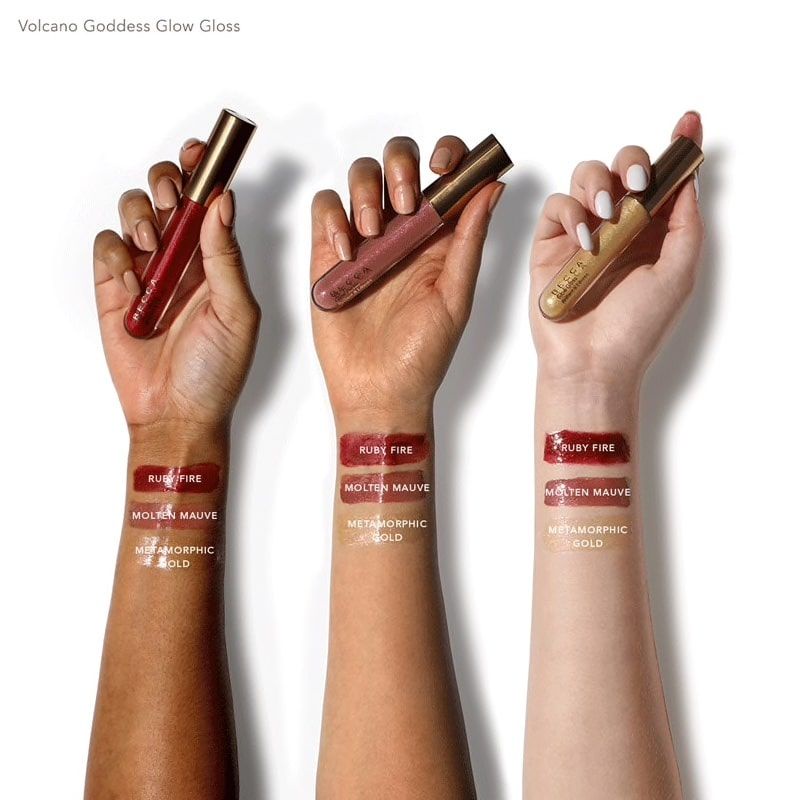 Jual Becca glow gloss brilliant a levres metamorphic gold | Shopee ...