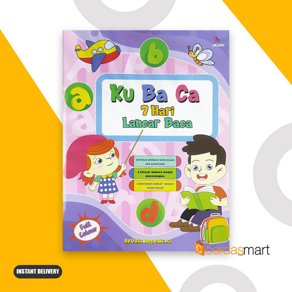 Jual Buku Latihan Membaca Anak : Ku Ba Ca 7 Hari Lancar Baca | Shopee Indonesia