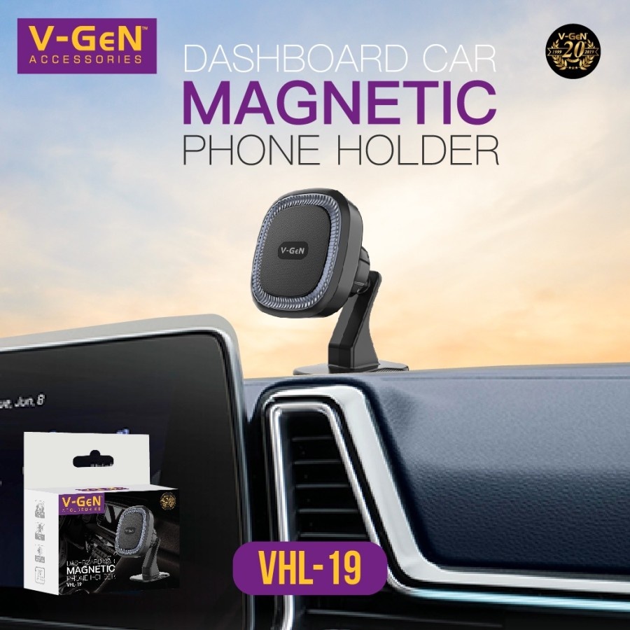 Jual V-GEN Magnetic Car Phone Holder VHL19 VGEN Mount HP Magnet ...